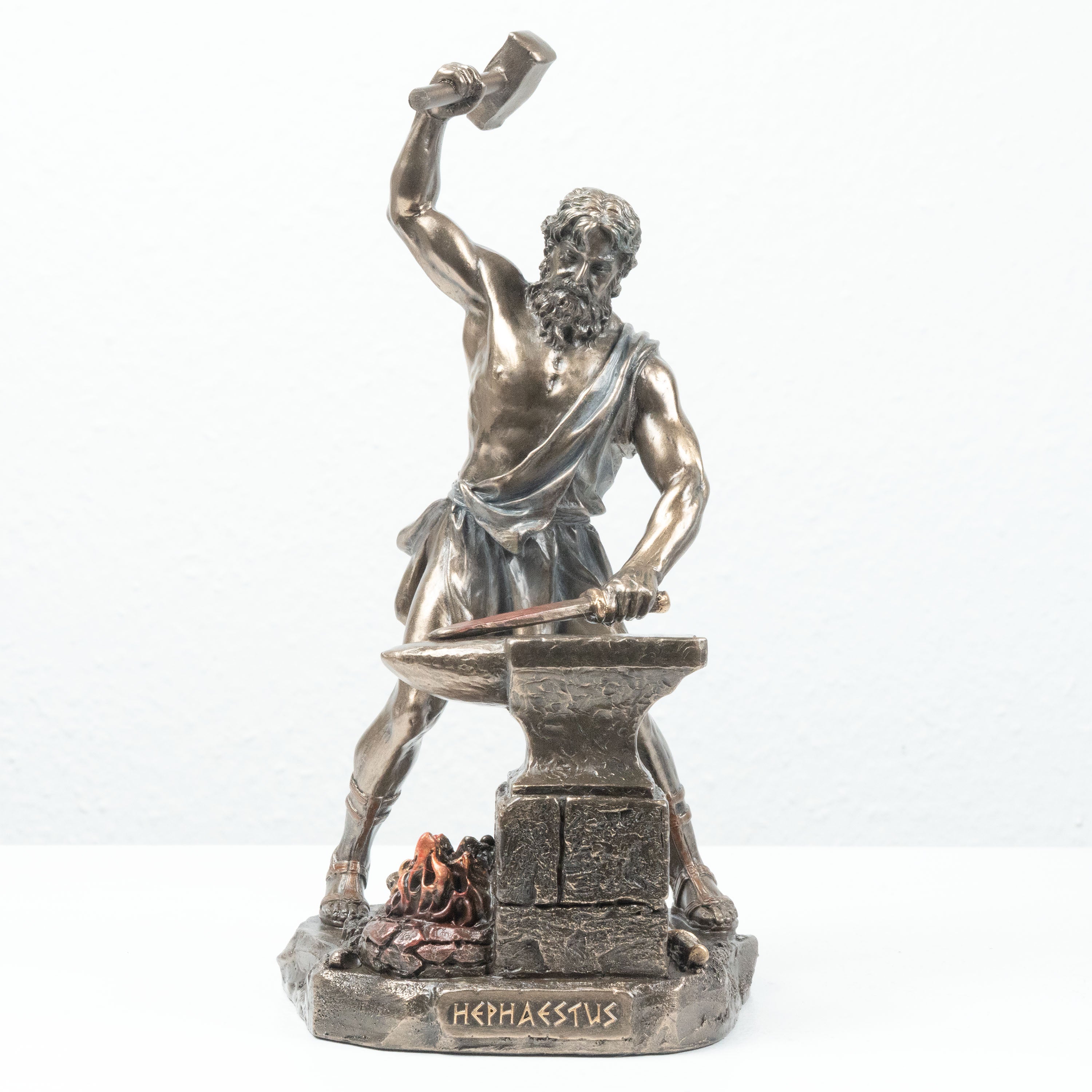 Estatua de Hefesto Dios del Fuego (Bronce) Griego Romano regalo museo ...