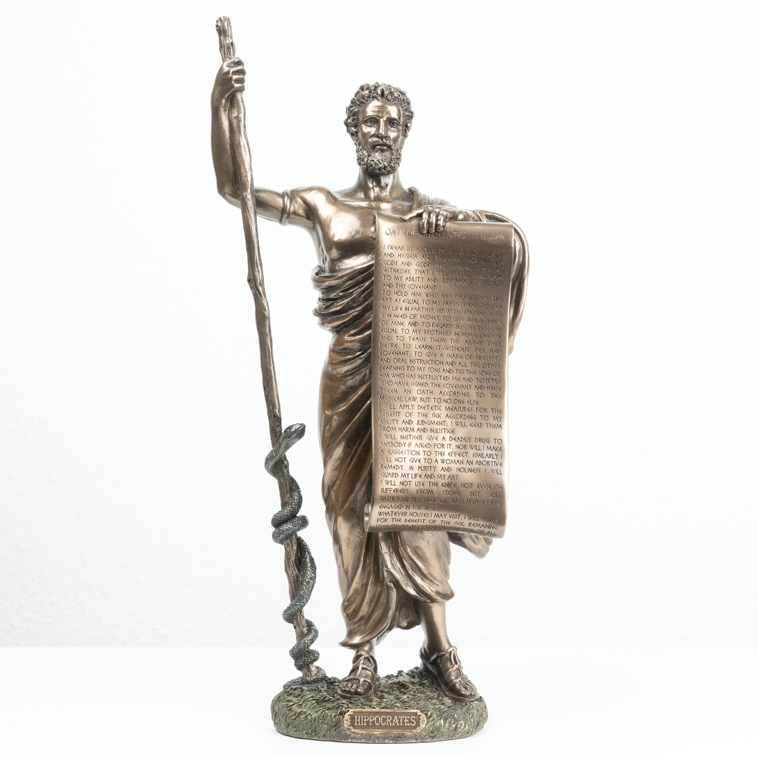 Estatua de Hipócrates Griego (Bronce) padre de la medicina regalo – The ...
