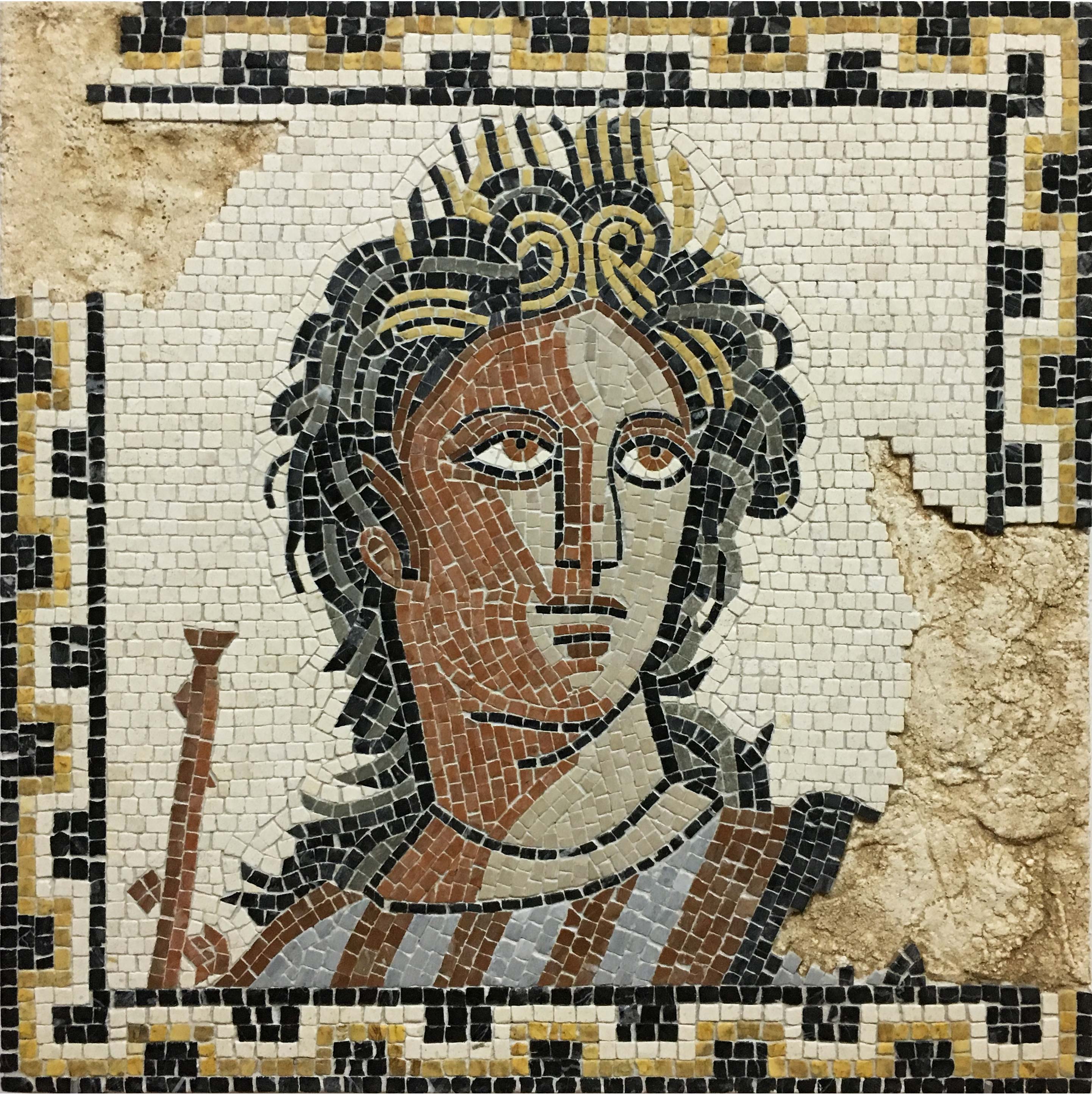 Euterpe, musa de la música - Mosaico incompleto – The Ancient Home Spain
